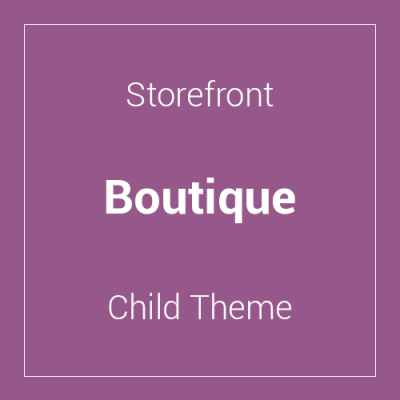 Download Storefront Boutique Child Theme 2.0.17 - GetMyThemes