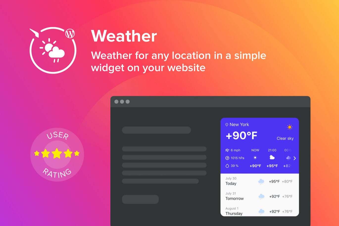 Download Elfsight Weather 1.3.1 - GetMyThemes