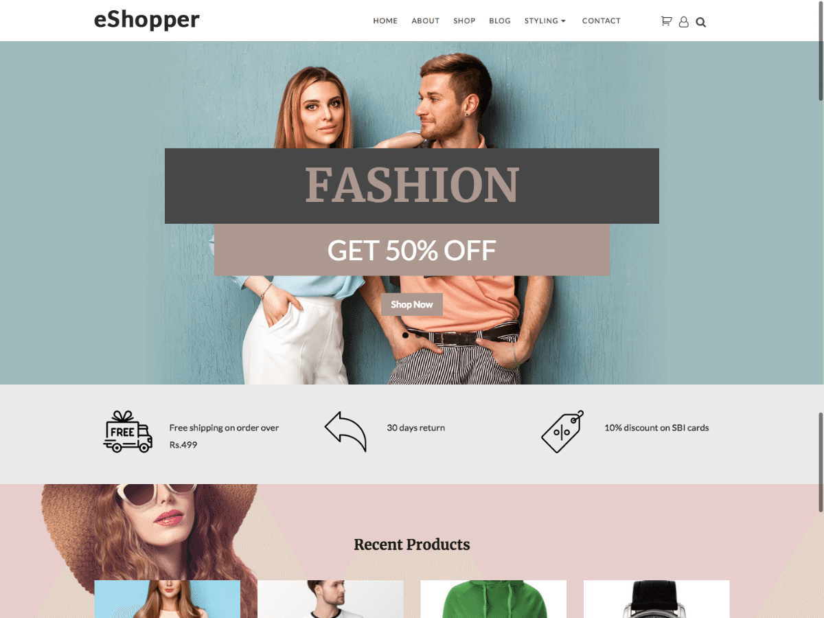 Download CyberChimps - E-Shopper Premium WordPress Theme 1.0.1 - GetMyThemes