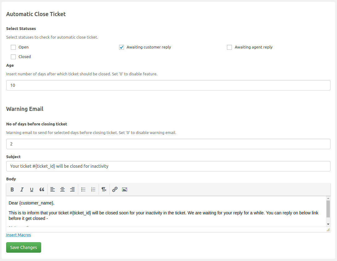 Download SupportCandy Automatic Close Ticket 3.0.3 - GetMyThemes